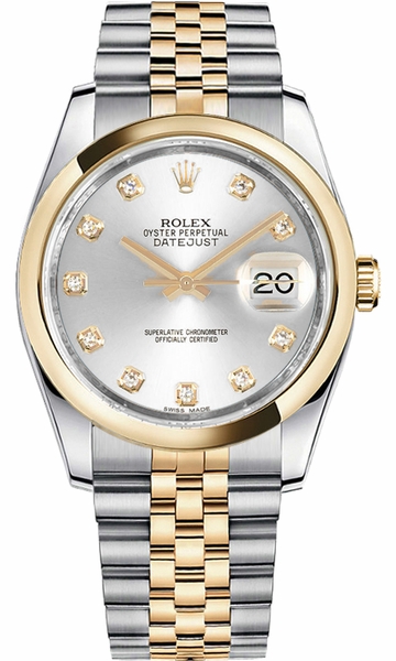 116203 Rolex Oyster Perpetual Datejust 36 Men's Watches