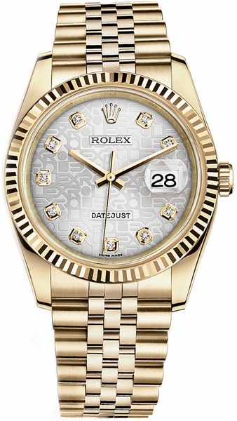 116238-SLVJDJ | Rolex Datejust 36 | Midsize Watch