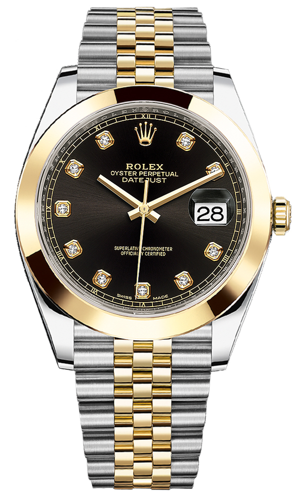 126303-BLKDJ | Rolex Datejust 41 | Men's Watch