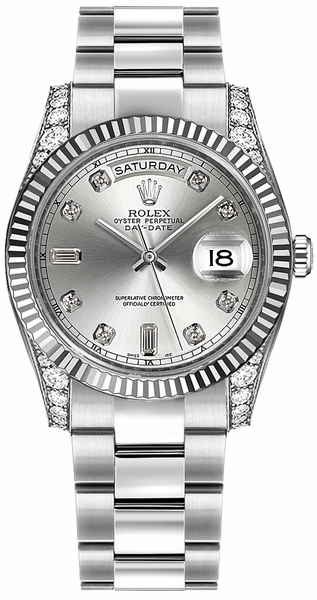 118339-SLVDO | Rolex Day-Date | Dress Watches