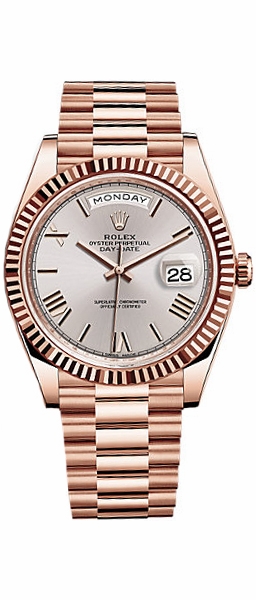 228235-SDTRP Rolex Day-Date 40 Rose Gold Watch