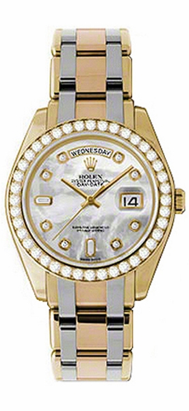 Rolex Day-Date Special Edition 18948 White Mother of Pearl Dial