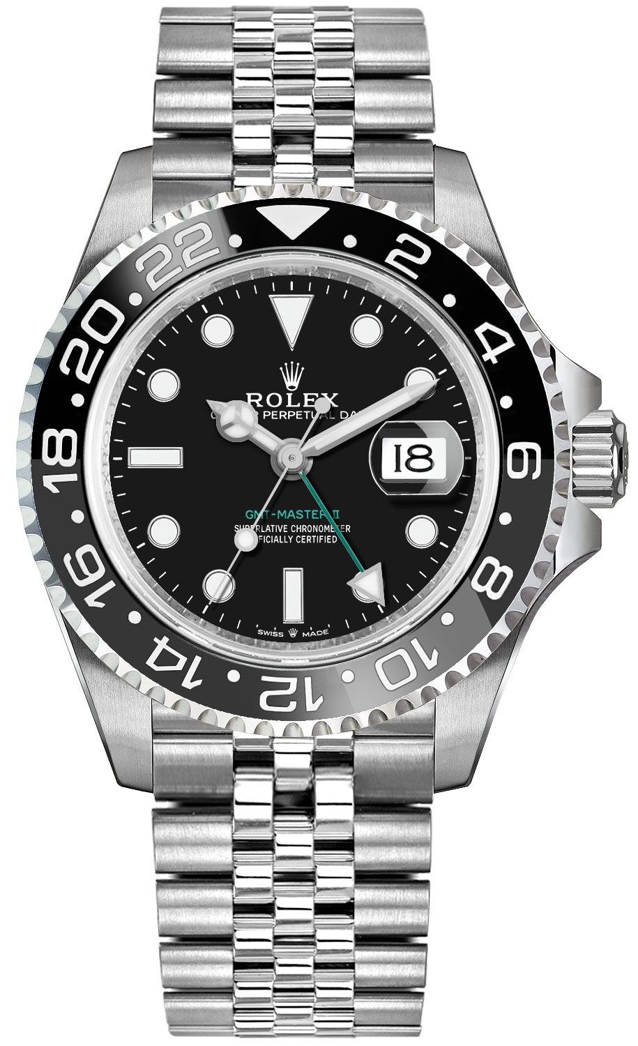 Buy Rolex GMT-Master II 126710GRNR-0003 | Authentic Watches