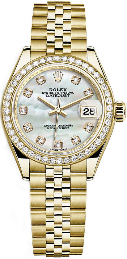 279138RBR Rolex Lady-Datejust 28 Diamond Dial