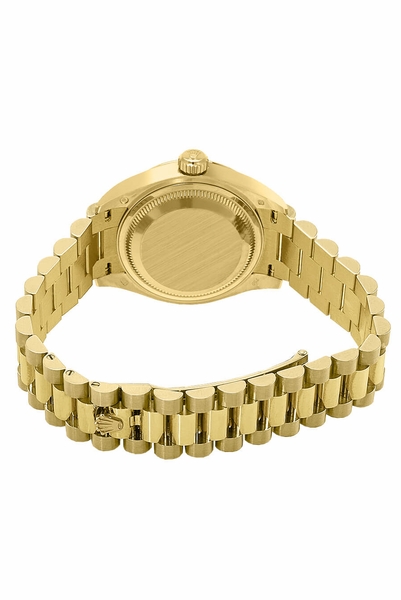 Rolex Lady-Datejust 28 Diamond 18K Yellow Gold Watch 279178