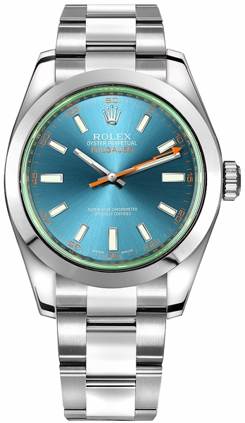 Authentic New 116400GV Rolex Z Blue Dial Men's Watch on Sale ...