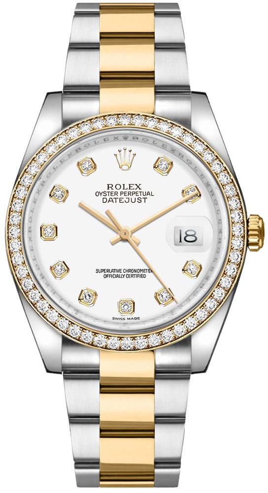 116243 Buy Rolex Datejust White Diamond Dial on Sale Now
