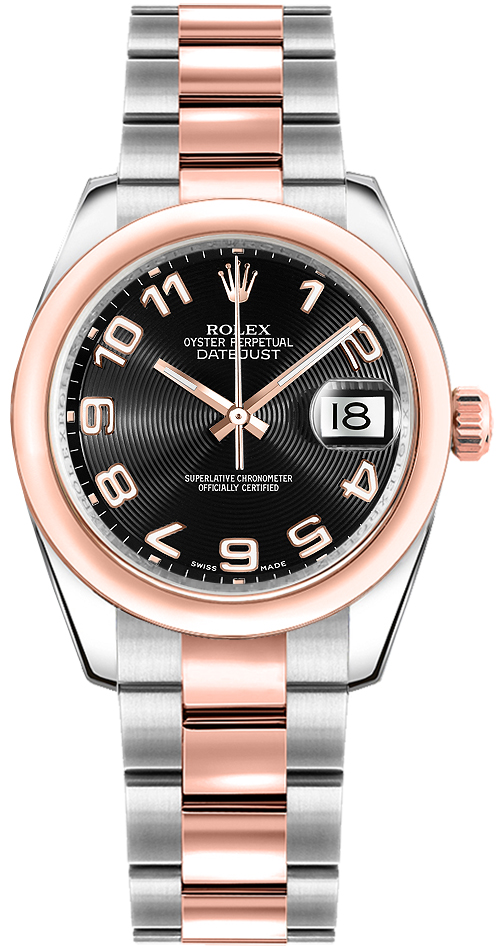 178241-BLKCAO | Rolex Datejust 31 | Dress Watches