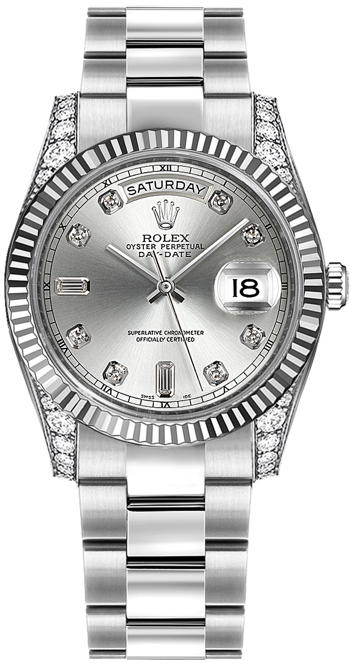 118339-SLVDO | Rolex Day-Date | Dress Watches