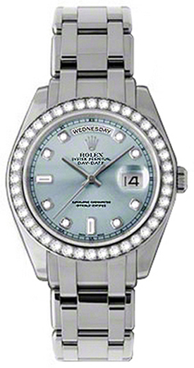 18946 Rolex Day Date Special Edition Watch Blue Diamond Dial Automatic ...