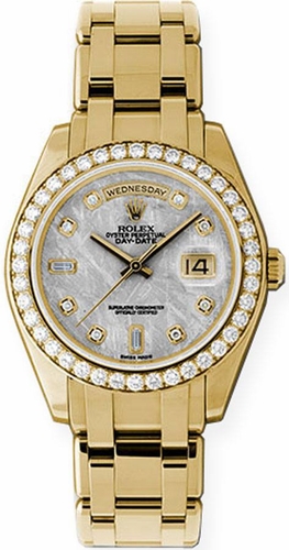 18948 Rolex Day Date Special Edition Watch MOP Diamond Dial Automatic N ...