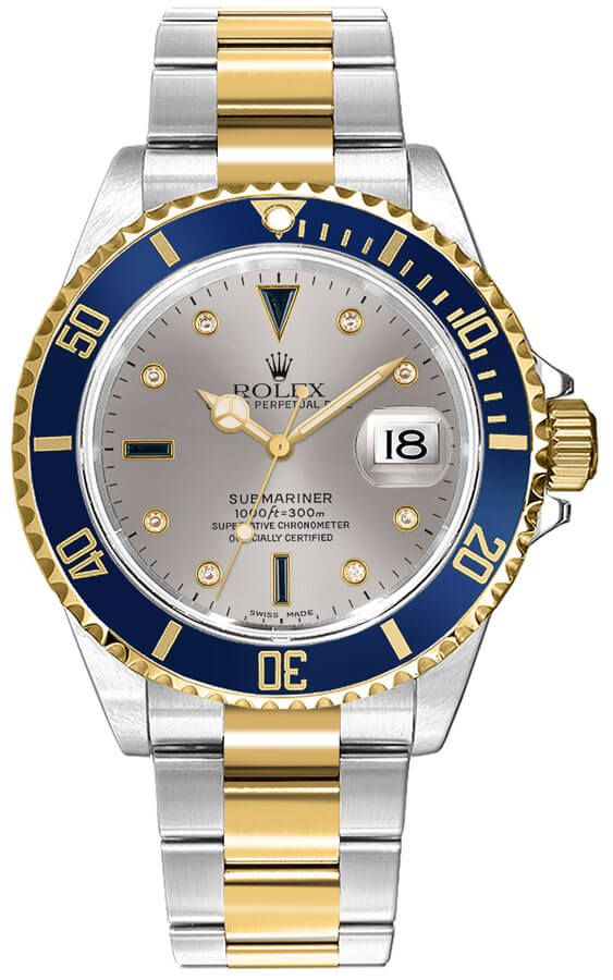 16613 Rolex Submariner Perpetual Automatic Chronometer Mens Watch