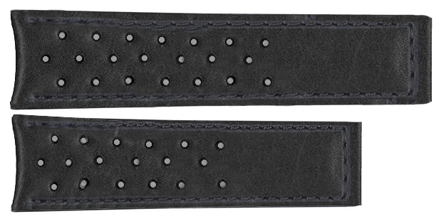 FC6357 | TAG Heuer Carrera Black Perforated Leather Strap