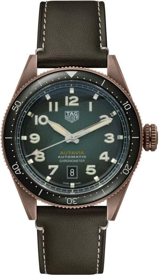 Authentic New Tag Heuer Autavia Green Dial Chronometer Men's Watch ...