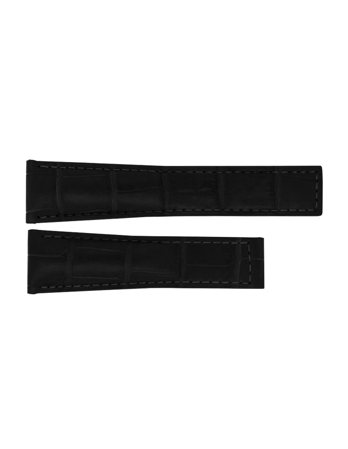 Authentic New Tag Heuer 22mm Inlet Black Leather OEM Watch Strap with ...