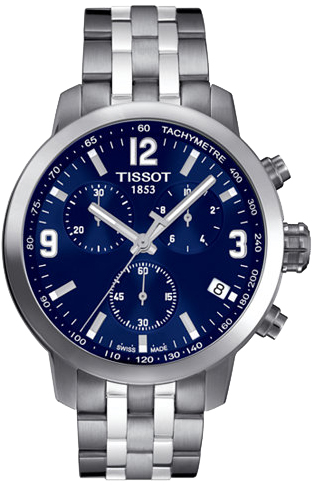 T055.417.11.047.00 Tissot PRC 200 Blue Dial Stainless Steel Quartz Mens
