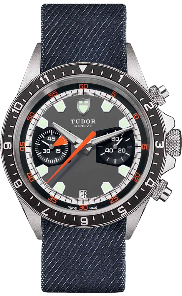M70330N-4347417 Tudor Heritage Chrono Grey Dial Men's Watch