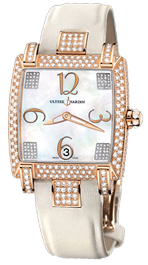 136-91FC/601 Ulysse Nardin Caprice White Mother of Pearl Diamond Dial ...