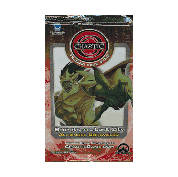 ALLIANCES UNRAVELED Secrets of the Lost City Chaotic Trading Card Game ...