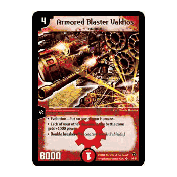EVO-S4 Armored Blaster Valdios DuelMasters TCG EVO-Crushinators of Doom ...