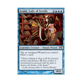 Azami, Lady of Scrolls MTG Champions of Kamigawa Rare Card