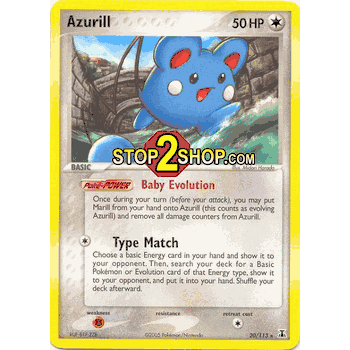 AZURILL Rare Delta Species Card # 20