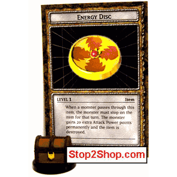 B1-10 ENERGY DISC AMERICAN YUGIOH DUNGEON DICE SINGLE MONSTER AND CARD ...