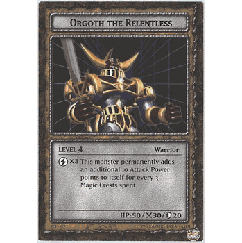 B3-02 Orgoth The Relentless American Yugioh DungeonDice Single Monster ...
