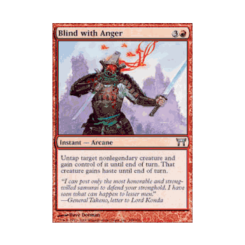 Blind With Anger MTG Champions of Kamigawa Uncommon Card