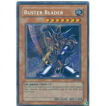 BPT - 008 Buster Blader Yu-gi-oh Secret Rare Card