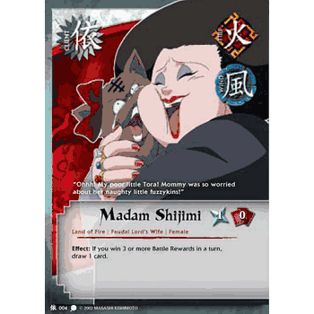 C-004 Madam Shijimi Common Naruto Card