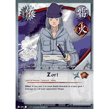 C-005 Zori Common Naruto Card
