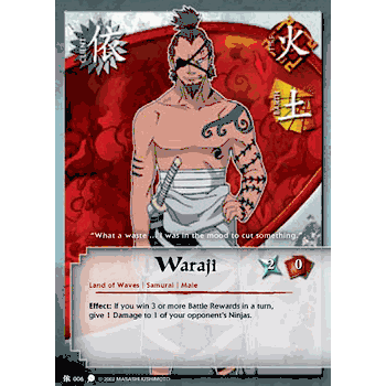 C-006 Waraji Common Naruto Card