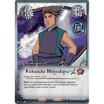 C-031 Fukusuke Hikyakuya Common Naruto Card