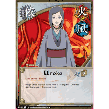 C-055 UROKO Uncommon Naruto CCG Card
