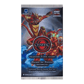 Chaotic Dawn of Perim TCG Booster Pack with each pack containing 9 ...