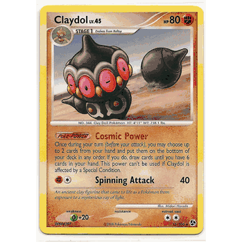 CLAYDOL LV.45 Pokemon Great Encounters Rare Card # 15