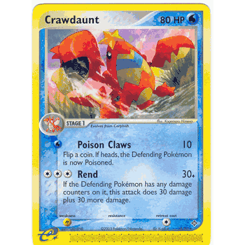 CRAWDAUNT Rare Dragon Card # 13