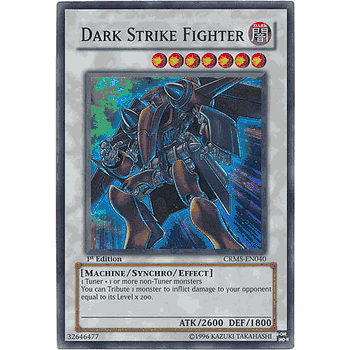 CRMS-EN040 DARK STRIKE FIGHTER Super Rare Holofoil Yugioh Card