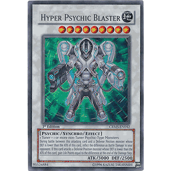 CRMS-EN042 HYPER PSYCHIC BLASTER Ultra Rare Holofoil Yugioh Card