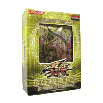 CSOC CROSSROADS OF CHAOS SPECIAL EDITION Pack Set containing 3 Yugioh Booster packs and 1 ...
