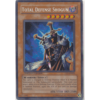 CT1 - EN001 Total Defense Shogun Limited Edition Secret Rare Holofoil ...