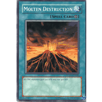DLG1-EN080 Molten Destruction Yugioh Dark Legends Short Print Card