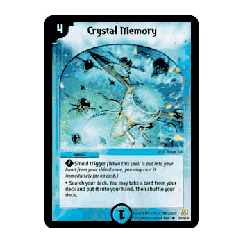 DM-029 Crystal Memory Duel Masters TCG Rare Card