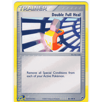 DOUBLE FULL HEAL Uncommon Pokemon Sandstorm Card # 86