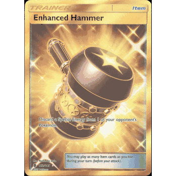 ENHANCED HAMMER Pokemon SM02 Sun & Moon Guardians Rising Secret Rare ...
