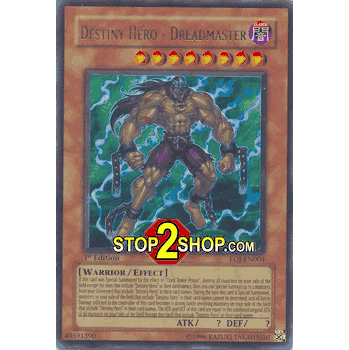 EOJ - 004 Destiny Hero - DreadMaster YuGiOh Ultra Rare Holofoil Card