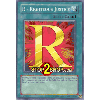 EOJ - 040 R - Righteous Justice YuGiOh Common Card