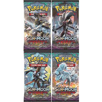 (FOUR) Pokemon (SM02) Sun & Moon GUARDIANS RISING SET BOOSTER PACKS ...