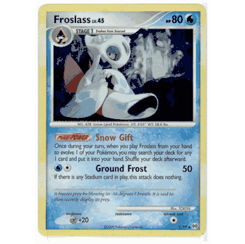 FROSLASS LV.45 Holofoil Rare Pokemon Arceus Card # 2